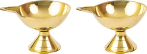 T-KA108 Brass Pyali Diya For Pooja Elegant Beautiful Piyali Brass Brass ...