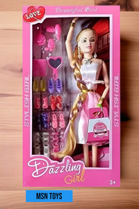 MSN A6Doll Beautiful Fashion Doll with Movable Hands and beautiful hair ...