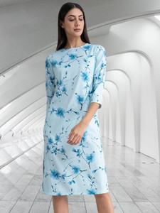PRAFULA CLOTH STORE Women Ethnic Dress Blue Dress - Buy PRAFULA CLOTH ...