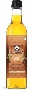 DAABRIVEDA Groundnut Oil 1 Litre | Peanut Oil | Kolhu/Kacchi Ghani ...