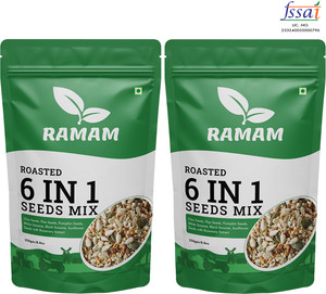 Ramam Ramam Premium 6-in-1 Super Seeds Mix |Roasted & Ready-to-Eat ...