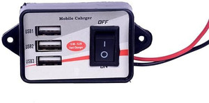 EASTRA 3 USB Port Mobile Charger for BHike, car, bus Miscellaneous ...