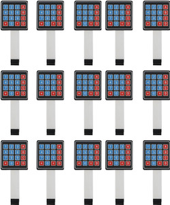 R&D 4×4 16 Key Matrix Membrane Switch Keypad Keyboard 30 PCS Electronic ...