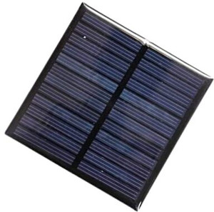 DIYtronics Solar for DIY Square Shape Mini Solar Panel 6V-100 mAh (70 x ...