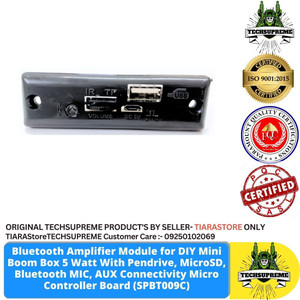 TechSupreme Bluetooth Amplifier Module for DIY Mini Boom Box 5 Watt ...