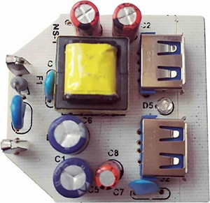 ERH India 220 v AC to 5 v DC, 2 Ampere Mobile Charging Circuit with 2 ...