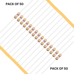 MAG BEE 470K Ohm Carbon Film Resistor 1/4 W Resistance 0.25 Watt - Pack ...