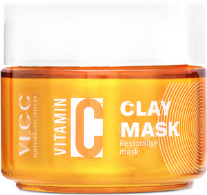 VLCC Clay Mask - with Vitamin C & Hyaluronic Acid - Price in India, Buy ...