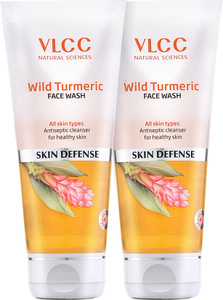 VLCC Wild Turmeric | AntiSeptic Cleanser For Healthy Skin (Pack of 2 ...