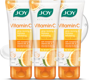 Joy Vitamin C Bright Glow (Pack of 3X50) For Oily & Acne Prone Skin ...