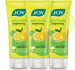 Joy Skin Fruits Lemon Brightening (Pack of 3X50) For Oily Skin Face ...