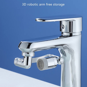 COSVIT 1080 Degree Faucet Extender for Bathroom Sink Spray Aerator Anti ...