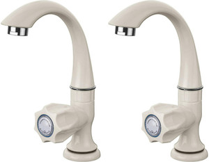 Dalton POLO Pvc Swan Neck Tap with foam flow for WashBasin (Pack of 2 ...