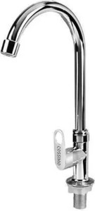 Ketch Orio Stainless Steel Swan neck Tap with Wall Flange for Washbasin ...