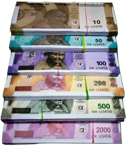 BBS DEAL Combo (10*6=60 Notes) (Rs.10, Rs.20, Rs.50, Rs.100, Rs.200, Rs ...