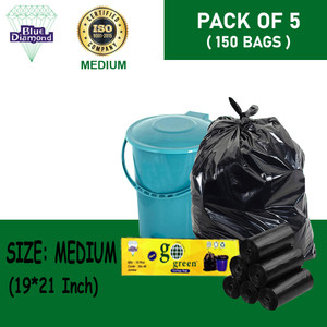 Blue Diamond Garbage bags Medium size black for home Oxo Biodegradeable ...