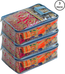 B5INDUSTRIES Layered Foldable Saree Covers Clothes Storage Bag / With ...