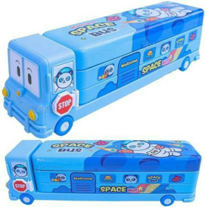 Flipkart.com | MSN magic bus magic bus geometry Art Metal Pencil Box - Box