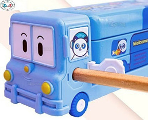 Flipkart.com | MSN magic bus magic bus geometry Art Metal Pencil Box - Box