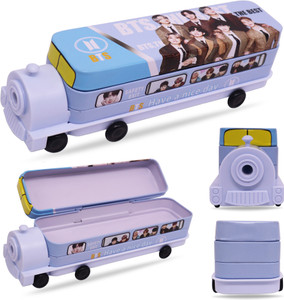 Flipkart.com | Aseenaa Korean Singer's Printed School Bus/Train Metal ...