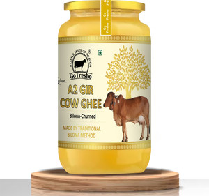 Go Fresho A2 Desi gir Cow | Bilona Method|Pure,Healthy| Ghee Glass ...