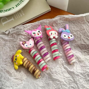 BAOER Telephone Wire Spiral Braided Hair Ties Hair Band Price in India ...