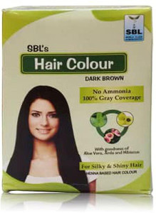 SBL HAIR COLOUR DARK BROWN PACK OF 12 , DARK BROWN - Price in India ...
