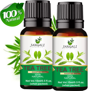 Pure Jangali Organics Tea Tree Essential Oil, Pure Grade Oil, 30ml ...