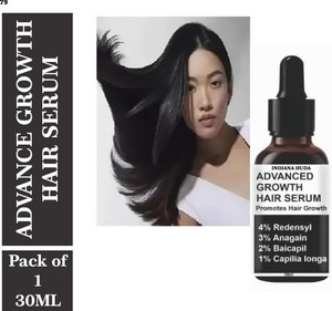 INDIANA HUDA Advanced Hair Growth serum with 4% Anagain & 3% Redensyl ...