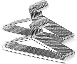 tenco Stainless Ultra & Durable Cloth Hanger Color Steel Dress Pack of ...