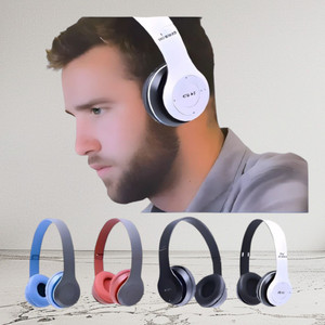 AIZINA HD Audio Bluetooth Headphones with Rotating Ear Cups and Noise ...