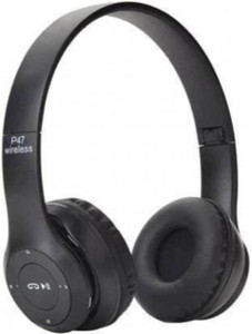 TECHWEAR Wireless Gaming Sports P47 Headset Headphones Super Extra Bass ...