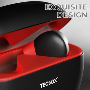 TecSox Rocket Wireless Earbuds | IPX 25 hrs Best Low Latency. Bluetooth ...
