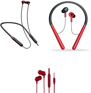 LEVELPLUS Magnus & Crush With Ghalib Neckband Combo 45 Hours Playtime ...