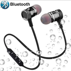 Magnet Wireless Bluetooth Headphones, Headset with Mic K4 Bluetooth ...
