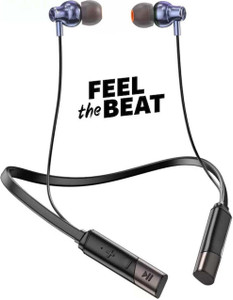 By Sulfur DYNAMIC BEAT 45 Hours Playtime Wireless Neckband Bluetooth ...