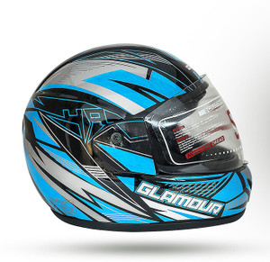 Skylon Glamour G-1 ISI Certified Full Face Helmet with Polycarbonate ...