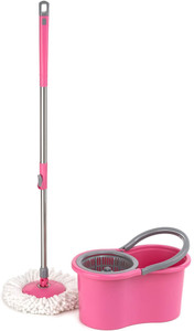 SUMOWARE INDUSTRIES SUMOWARE Spin Mop Set With Plastic Strainer and 1 ...