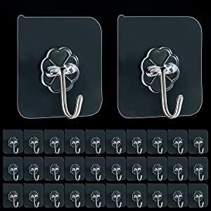 REDCARP Set of 32 Hooks Heavy Hooks for Hanging 10KG (Max) Magic ...