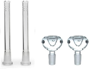 Hooker Fookers Glass Male Funnel bowl Slide with Glass Slide Adapter ...