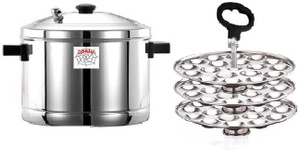 NCB SPIDER-IDLI COOKER SET WITH 3 SMALL IDLI PLATE AND LIFTER Induction ...