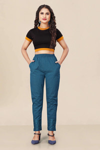 HUEFAB Blue Tregging Price in India - Buy HUEFAB Blue Tregging online ...