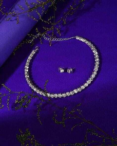 TanuPriya Enterprises Alloy Silver Silver Jewellery Set Price in India ...