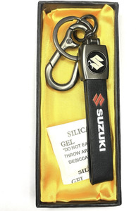ecomglow SUZUKI car & bike keychain stainless steel Metal finish Key ...