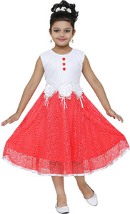 SMARTKID Girls Midi/Knee Length Party Dress Price in India - Buy ...
