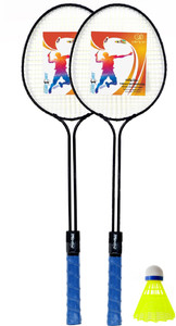 CARRY ON Double Shaft Badminton Racket Set Of 2 Piece With 1 Piece ...