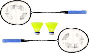 CARRY ON Single shaft Badminton Racket Pack Of 2 Piece Badminton With 2 ...