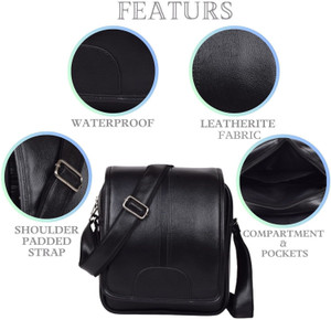 TRUE INDIAN New Unique Side Bag One Side Bag For Men & Women Leatherite ...