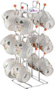 GRIDKITCHEN Cup Kitchen Rack Steel Stainless Steel U Shape Cup Stand ...