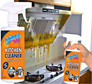 AQUANIC WAY KITCHEN CLEANER SPRAY/ Oil & Grease Stain Remover Spray ...